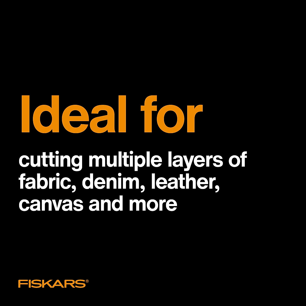 Fiskars 175800-1002 Razor-edge Softgrip Scissors, 8 Inch, Black