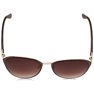 Jessica Simpson Women's J5329 Chic Metal Cat Eye Sunglasses with UV400 Protection - Glamorous Sunglasses for Women, 60mm