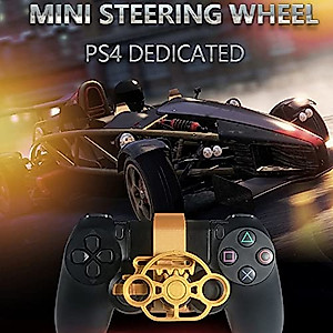 PS4 PS3 Gaming 3D printed mini Car steering wheel Driving Gaming