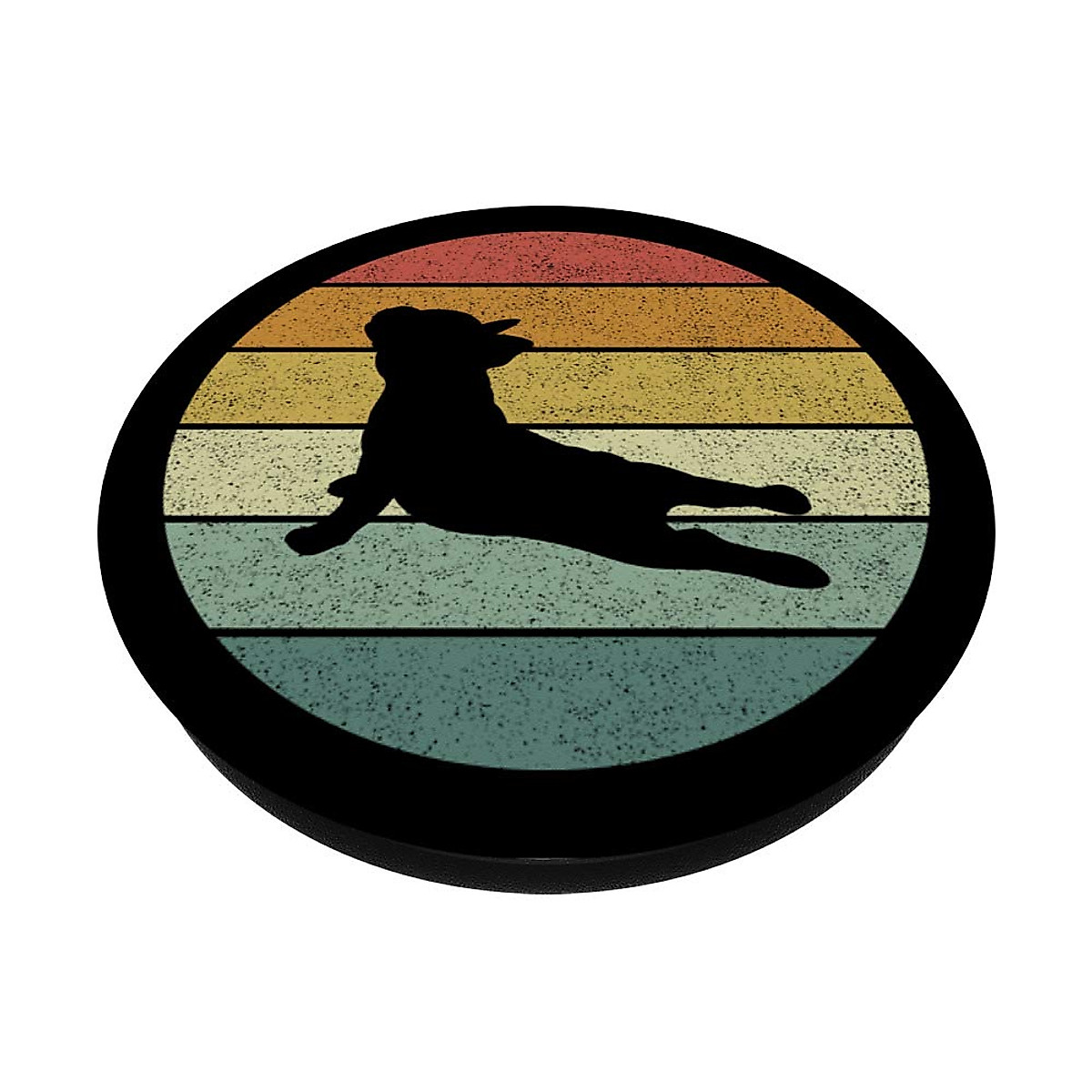 Vintage Retro French Bulldog Shirt Yoga Funny French Bulldog PopSockets PopGrip: Swappable Grip for Phones & Tablets