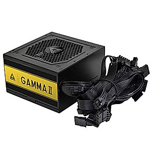 Montech Gamma II Series 750 Watt 80+ Gold Certified Power Supply, LLC+DC to DC Technology, Full Japanese Capacitors, 120mm Silent Fan, Flat Cables