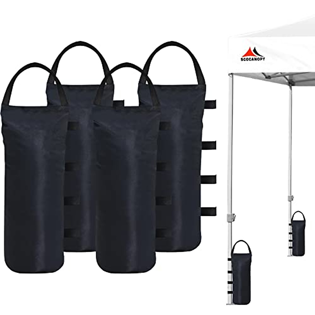 SCOCANOPY 150 LBS Weight Bags Sand Bags for Pop up Canopy Tent Gazebo (Large)