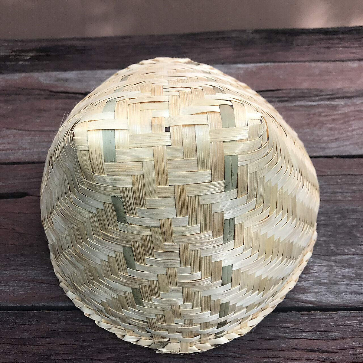 mamameya2511 Vintage Thai Handicraft Lao Cookerwear Bamboo Basket&Pot Steamer Sticky Rice Set