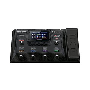 Zoom G6 Guitar Multi-Effects Processor with Expression Pedal, Touchscreen Interface, 100+ Built in Effects, Amp Modeling, IR’s, Looper, & Audio Interface for Direct Recording to Computer