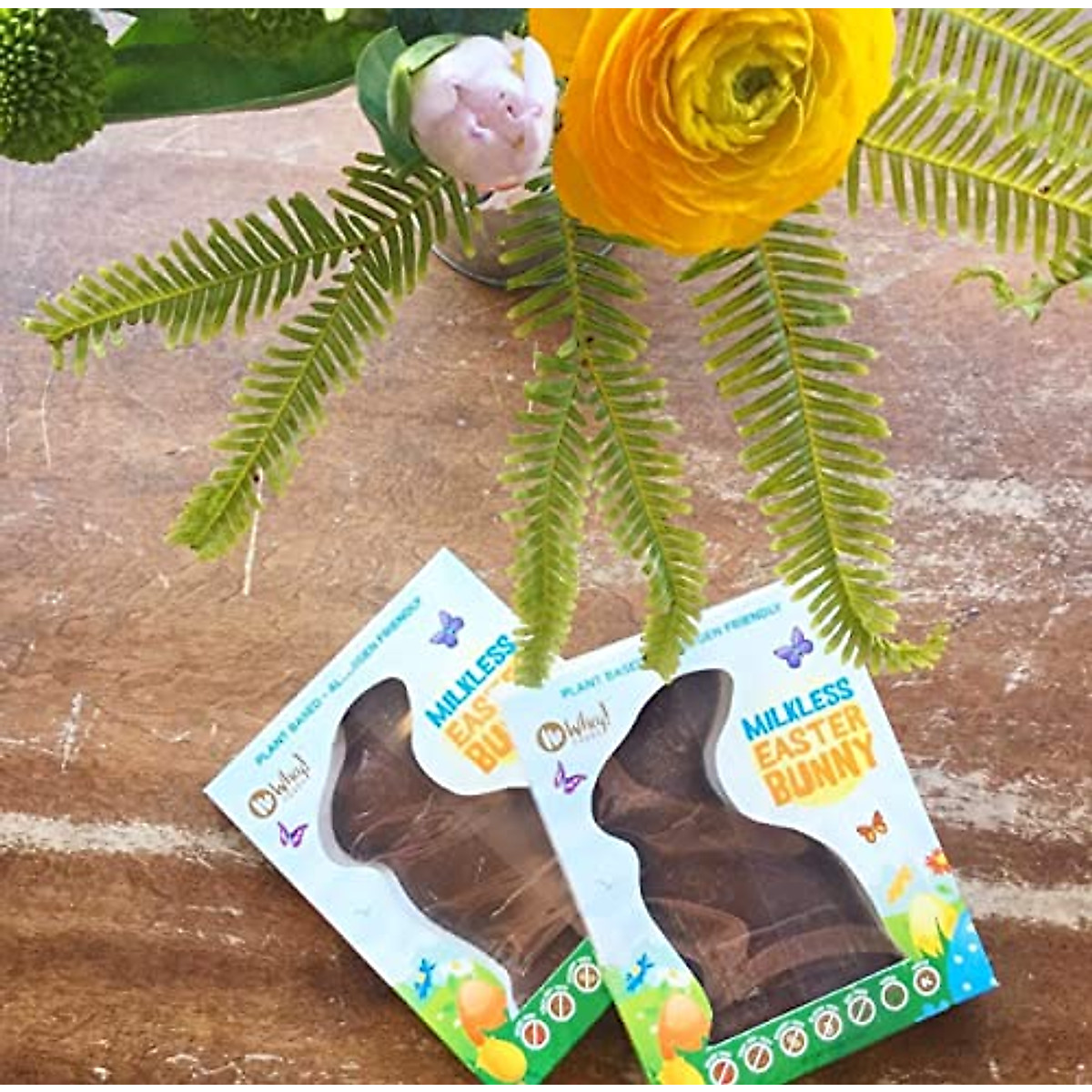 Vegan, Gluten Free Jake The Milkless Chocolate Easter Bunny | Allergy Friendly | Dairy Free, Nut Free, Peanut Free, Soy Free, Gluten Free | No Whey Foods