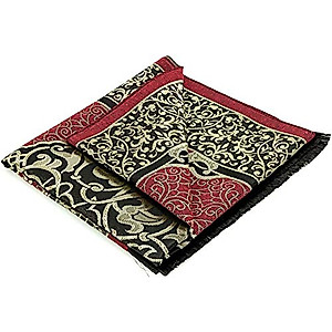 POLAT Muslim Prayer Rug - Prayer Mat Muslim for Men and Women - Perfect Ramadan Gifts - Kufi Hat - Special Turkish Design Portable Prayer Mat, Prayer Beads and Prayer Cap (ClaretRed)
