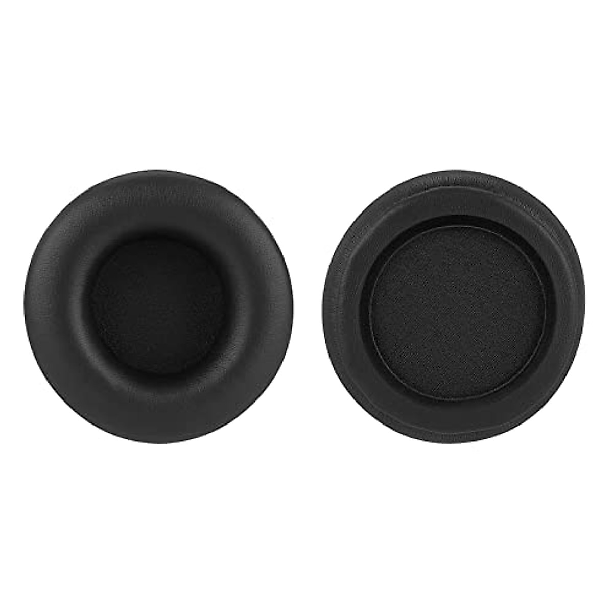 Geekria QuickFit Replacement Ear Pads for Bang & Olufsen Beoplay H4, H6, H7, H9, H9i, HX, Portal Headphones Ear Cushions, Headset Earpads, Ear Cups Cover Repair Parts (Black/No Plastic Clip)