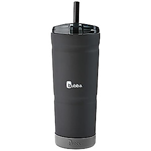 Bubba Envy S Vacuum-Insulated Stainless Steel Tumbler with Lid, Straw, and Removable Bumper, 24oz Reusable Iced Coffee or Water Cup, BPA-Free Travel Tumbler, 2-Pack Tutti Fruity & Licorice