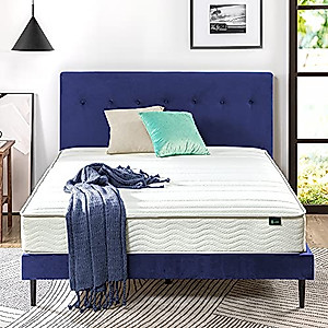 ZINUS 8 Inch Foam and Spring Mattress, Queen, CertiPUR-US Certified Foams, Mattress in A Box, White