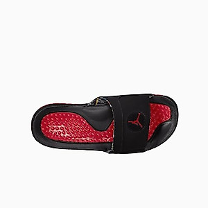 Nike Men's Jordan Hydro 8 Retro Slides, Black/Red/White/Maize, 10