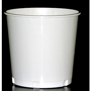 Jean's Plastics Utility/Donation Buckets, 176 Ounces, Pack 3, Color White