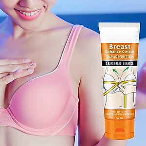 Breast Enhancement Cream, Natural Breast Enlargement Firming and Lifting Cream Nourishing for Push Up Bust with Perfect Body Curve for All Skin Types