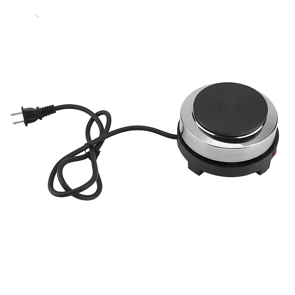 500W Hot Plates for Cooking, Electric Mini Single Burner Hot Plate for Kitchen Outdoor Camping Travel RV, 4 Inch Diameter