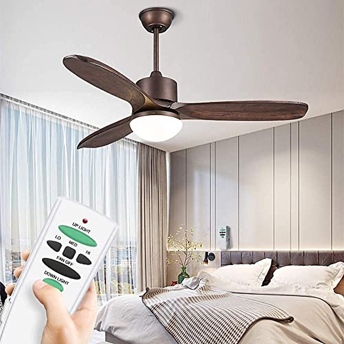 Replacement for Hampton Bay Ceiling Fan Remote Control UC7078T with Up Down Light, L3H2010FANHD Fan-HD Fan-HD6-FANBAY