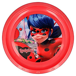 Lady Bug Miraculous Plastic Plate (Stor 86912)