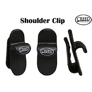 Sling Saddle Shoulder Clip by Creed Outdoors, Carry Your Rifle Hands Free, Easily Hooks to Your Rifle Sling and Holds Your Gun securely. (1 Shoulder Clip Only)