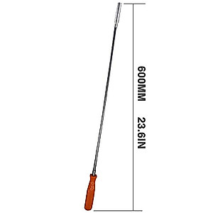 SUPERYO 8LB Flexible Magnetic Pickup Tool Bendable Retrieve Stick Gifts for Men (600mm length)