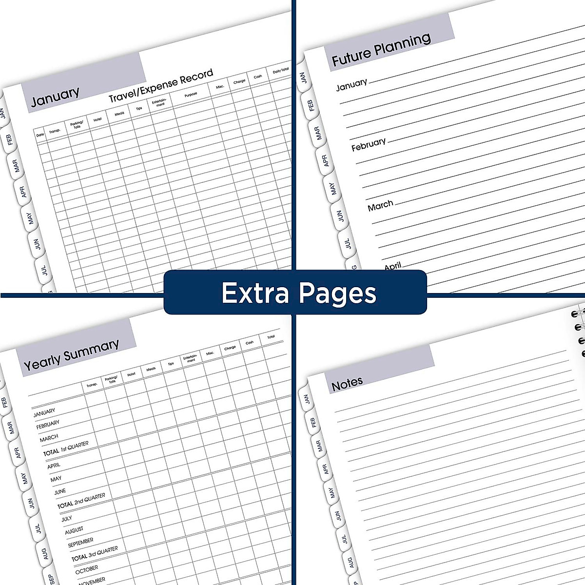 AT-A-GLANCE 2024 Weekly & Monthly Planner Refill for G545 Line Planners by AT-A-GLANCE, 7" x 8-3/4", Medium, Executive, DayMinder (G5455024)