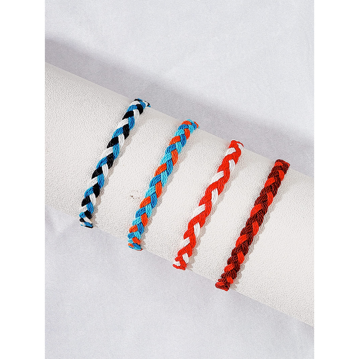 Long tiantian 12Pcs Boho String Bracelets for Women Summer Beach Bracelets Set Handmade Waterproof Surfer Bracelets for Womens（X-12pcs-String Bracelets）