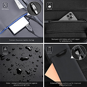 VGOAL Sling Backpack Men'S Chest Bag Shoulder Crossbody Sling Backpack for Men with USB Charging Port