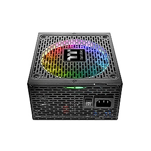 Thermaltake Toughpower iRGB Plus 850W 80+ Platinum Digital RGB LED Smart Zero Fan SLI/Crossfire Ready ATX12V v2.4 / SSI EPS v2.92 Power Supply 10 YR Warranty PS-TPI-0850F2FDPU-1