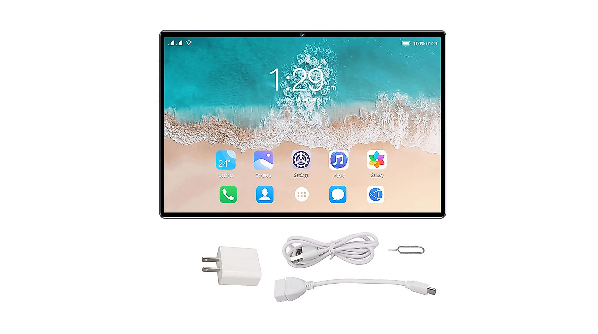 VINGVO HD Tablet, FHD Display Octa Core CPU 100‑240V Office Tablet 6GB ...