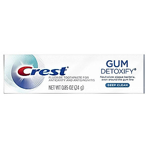 Crest Gum Detoxify Toothpaste, Deep Clean, Travel Size, 0.85 Ounce (Pack of 36)