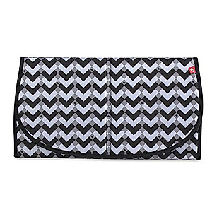 Fisher Price Quilted Diaper Bag Tote & Convertible Crossbody with Adjustable Strap, Insulated Bottle Pocket, & Changing Pad