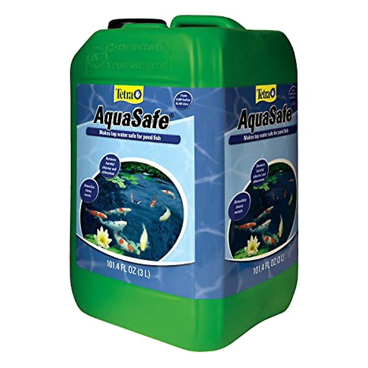 TetraPond AquaSafe 101.4 Ounces, Makes Tap Water Safe For Pond Fish