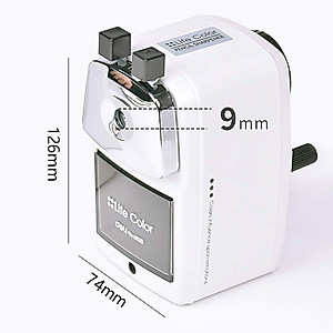 YBoCH School Pro Classroom Manual Pencil Sharpener,Hand Crank Pencil Sharpener Great for the Office, Artists,Kids