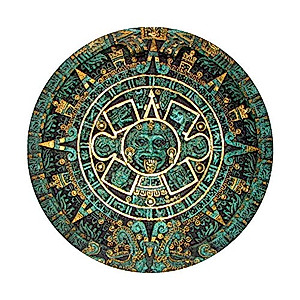 Aztec Calendar Mexican Mayan Gift PopSockets PopGrip: Swappable Grip for Phones & Tablets