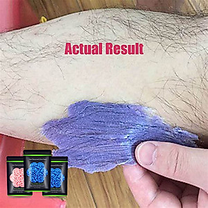 Wax Beads for Hair Removal 10.5 oz (300 g), Auperwel Hard Wax Beads for Sensitive Skin Brazilian, Face, Bikini, Eyebrow, Legs, Painless Waxing Beads for Women Men, 3 packs Wax Kit with 10 Wax Sticks