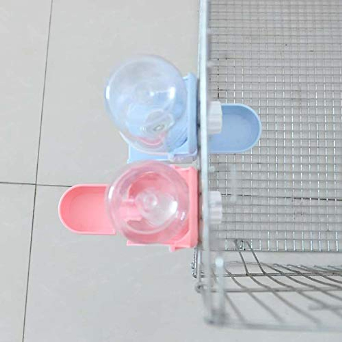 YChoice365 Rabbit Water Bottle, 500ML No Leak Automatic Rabbit Feeder Hanging Water Dispenser, Pet Drinking Fountain, Removable Cat Drinker Feeder for Rabbits Hamsters Cats Puppies