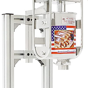 3L Commercial Stainless Steel Manual Churros Machine Hand Crank Vertical Spanish Donuts Churrera Maker Machine for Restaurants, Cafeterias, Bakeries USA