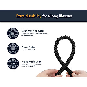 Oven Liners with Oven Rack Shields Bundle - Keep Your Oven Clean and Your Hands Safe from Burns with Non-Stick Heat Resistance Silicone Protectors