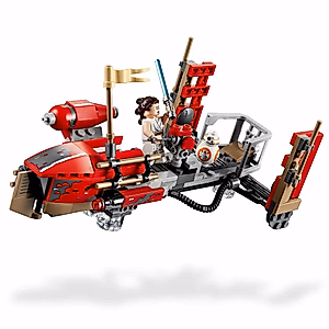 LEGO Star Wars: The Rise of Skywalker Pasaana Speeder Chase 75250 Hovering Transport Speeder Building Kit with Action Figures (373 Pieces)