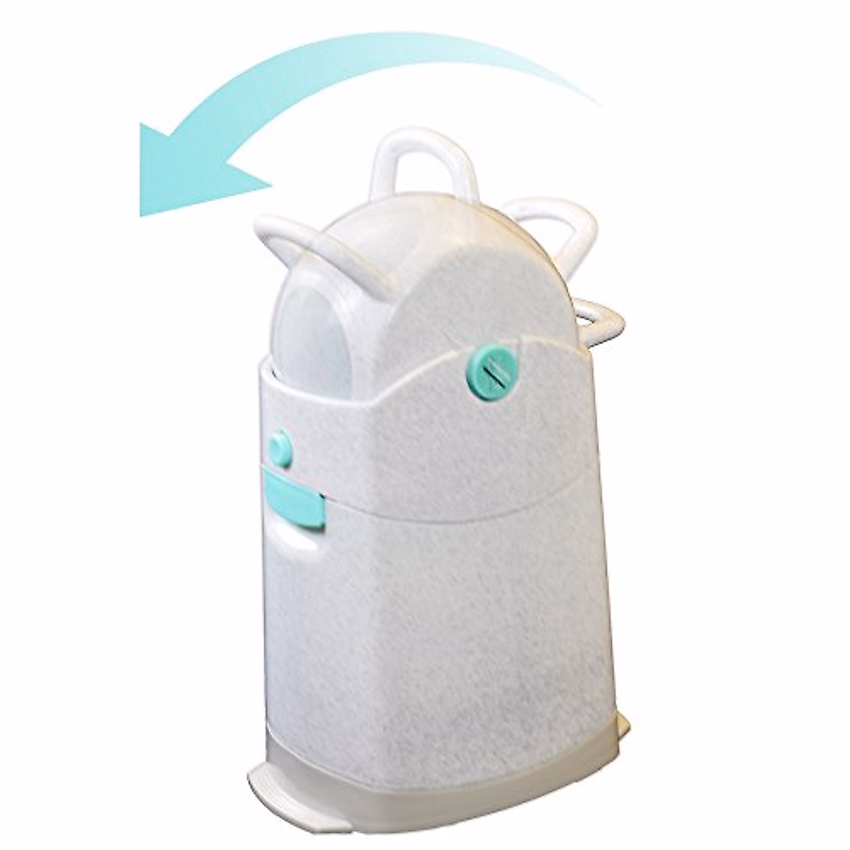 Creative Baby Tidy Diaper Pail, Marble, Marble/Blue/Gray, One Size