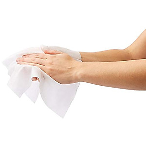 Medline Ultrasoft Dry Baby Wipes, Gentle Disposable Cleansing Cloths, 500 Count, Dry Wipe Size is 10 x 13 inches, Great for Sensitive Skin and can be used as Baby Washcloths, Incontinence Wipes