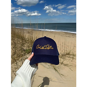 Almere Graphic Mesh Adjustable Trucker Hat and Baseball Cap for Women (Polyester Mesh, Out of Office)