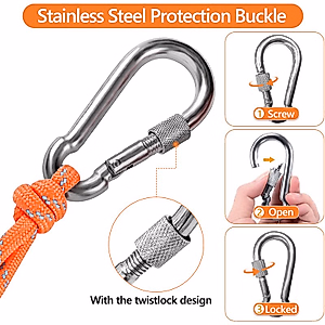 AnKun Water Rescue Throw Bag with 70FT Length of Rope in 3/10In Tensile Strength Rated to 1844lbs, Emergency Rescue Rope for Kayaking, Boating, Fishing, Rafting, High Visibility Safety Equipment