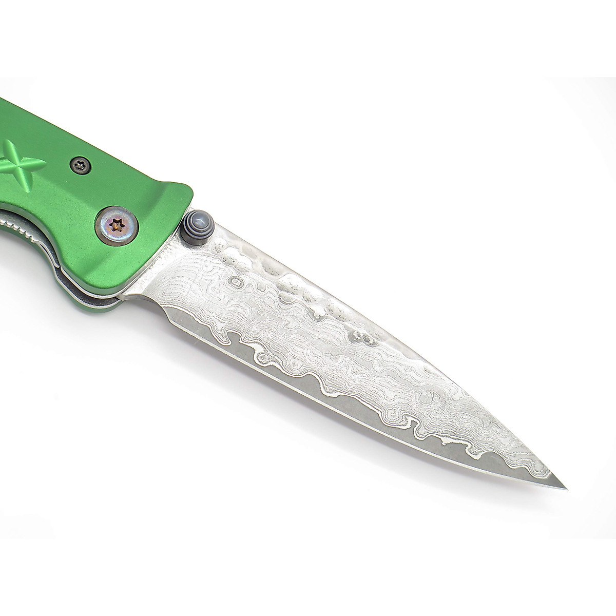 Mcusta Seki Japan MC163D Green Japanese Bushi Sword VG-10 Damascus Folding Knife