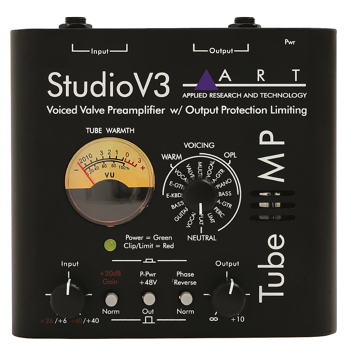 ART TubeMPSTV3 Variable Valve Voicing Tube Mic Preamp With Limiter
