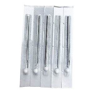 Shuiniba 18G 5 Pieces Body Ear Navel Nose Lip Nipple Piercing Needles