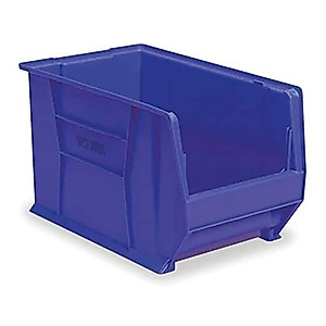 Blue Super Size Bin, 20"L x 12-3/8"W x 8"H