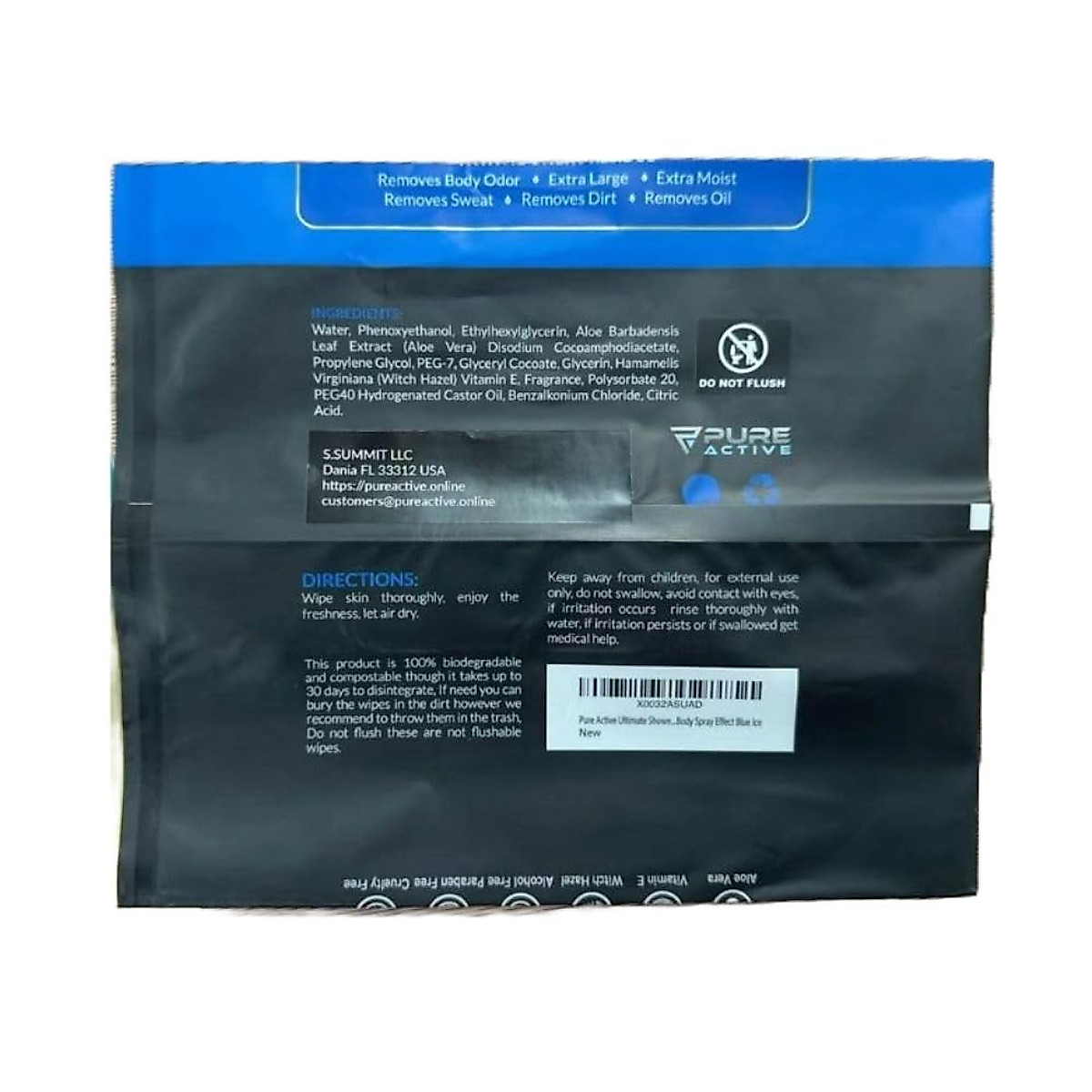 Body Wipes For Men – 30 Extra Large Body Wipes for Camping 12"x12" Body Wipes After Workout - Deodorizing Mens Shower Wipes In Travel - Extra Thick Face Wipes - Shower Wipes For Men Adult Bathing