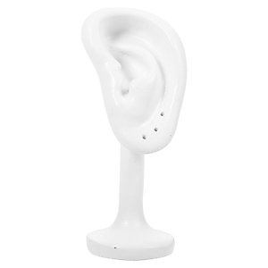 ABOOFAN Ear Model Earring Display Rack Earrings Display Stand Ear Model Jewelry Display Holder Ear Studs Earrings Holder Jewelry Organizer for Home Shows White Earring Holder