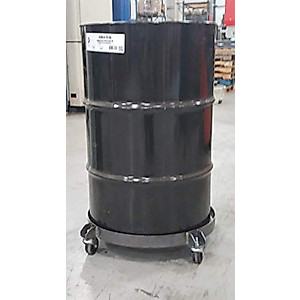 SHOPCraft Heavy Duty Steel Drum Dolly, 1000 lbs Capacity Barrel Drum Dolly with Heavy Duty Non Marking Swivel Casters, Dolly Fits 35 gal & 55 Gal Drum Non Tipping Industrial Grade Dolly