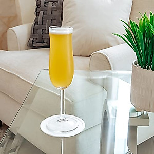 TARVER - Drink Silicone Coasters Set of 8 - Tabletop Protection, Soft Coasters, Slip Resistant, Easy Wash and Fits Any Size Drinking Glass (White, 4 W x 4 H x 0.2 D), 4Wx4Hx0.2D