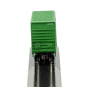 Bachmann Trains - HI-Cube Box CAR - Burlington Northern #281460 - N Scale Silver