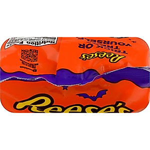 REESE'S Miniatures Milk Chocolate Peanut Butter Cups, Halloween Candy Bulk Bag, 31 oz